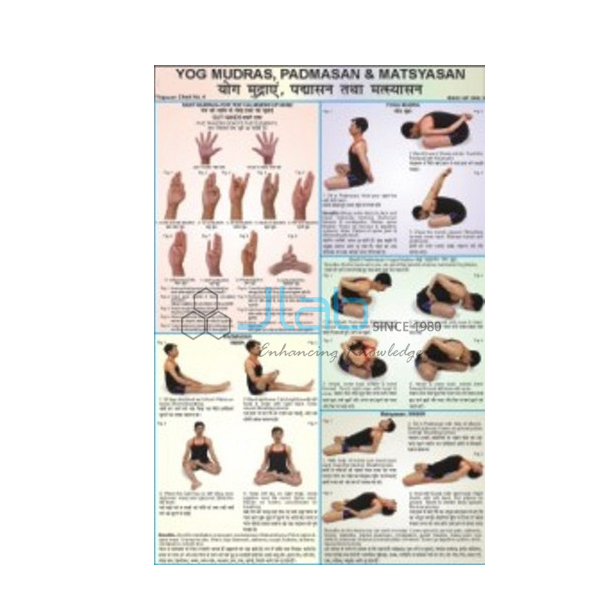 Yog, Mudrasan, Padmasan and Matsyasan Chart Manufacturers, Supplier ...